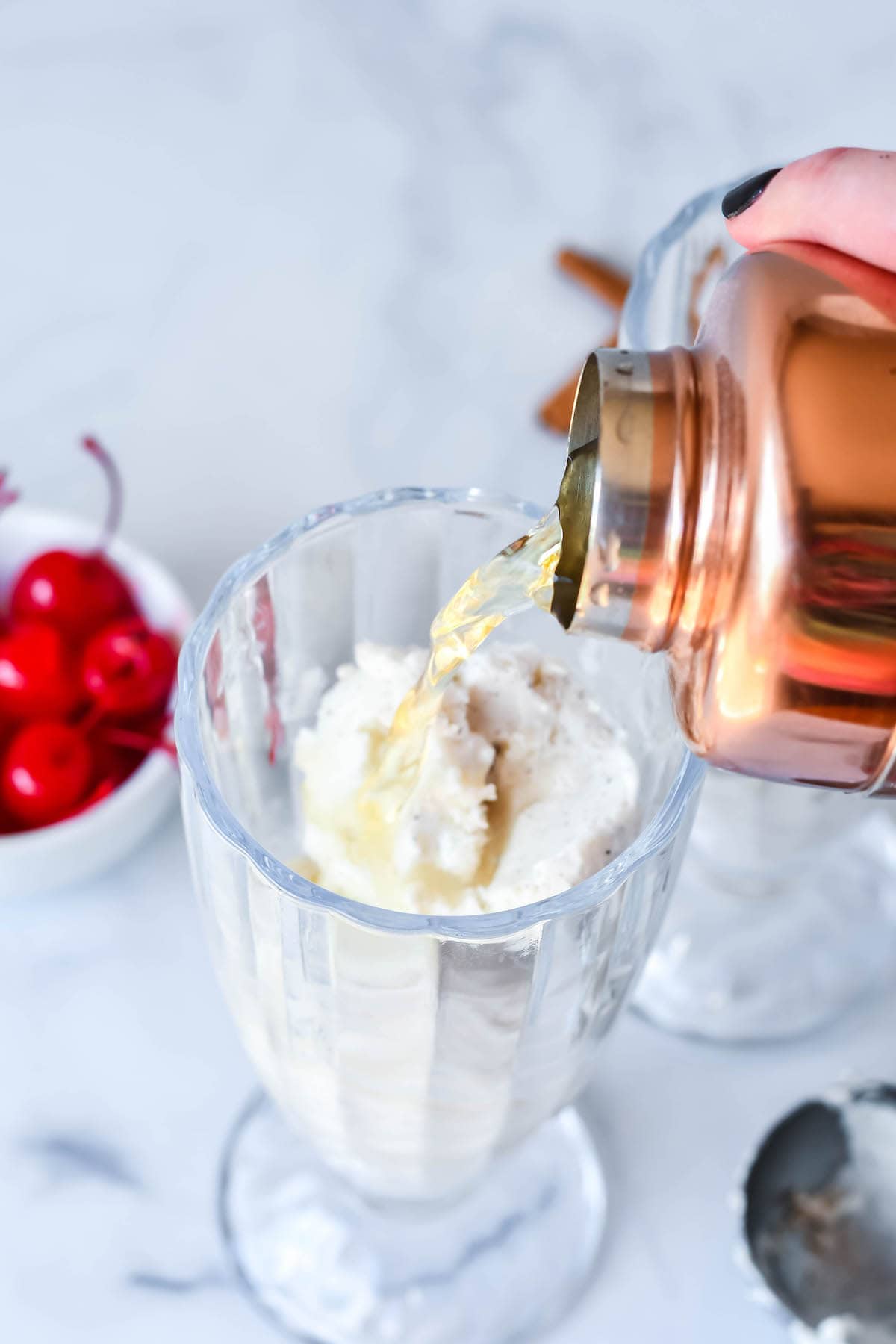 Spiked Apple Cider Floats