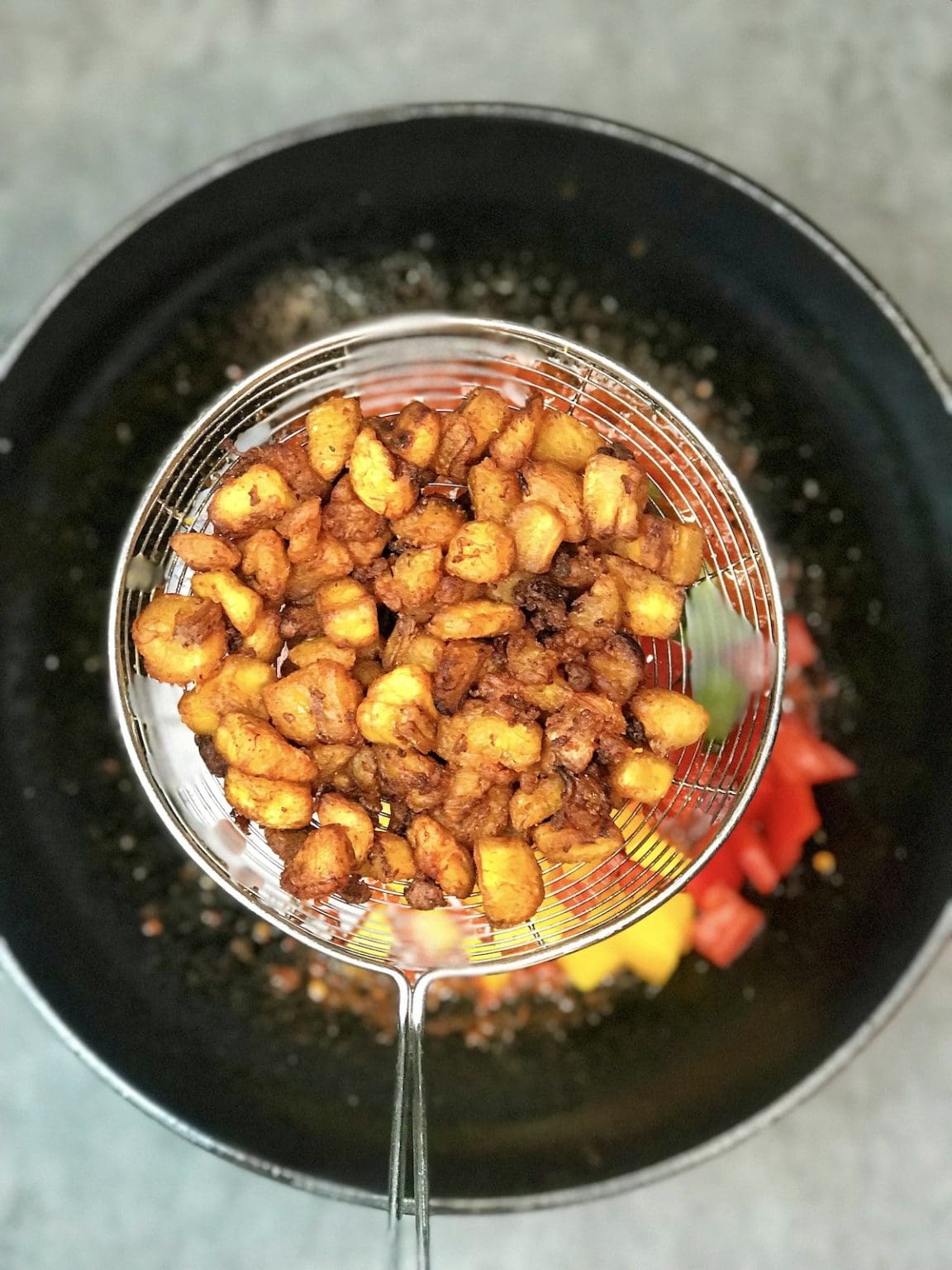 Easy Nigerian Gizdodo: Peppered Gizzard and Plantain