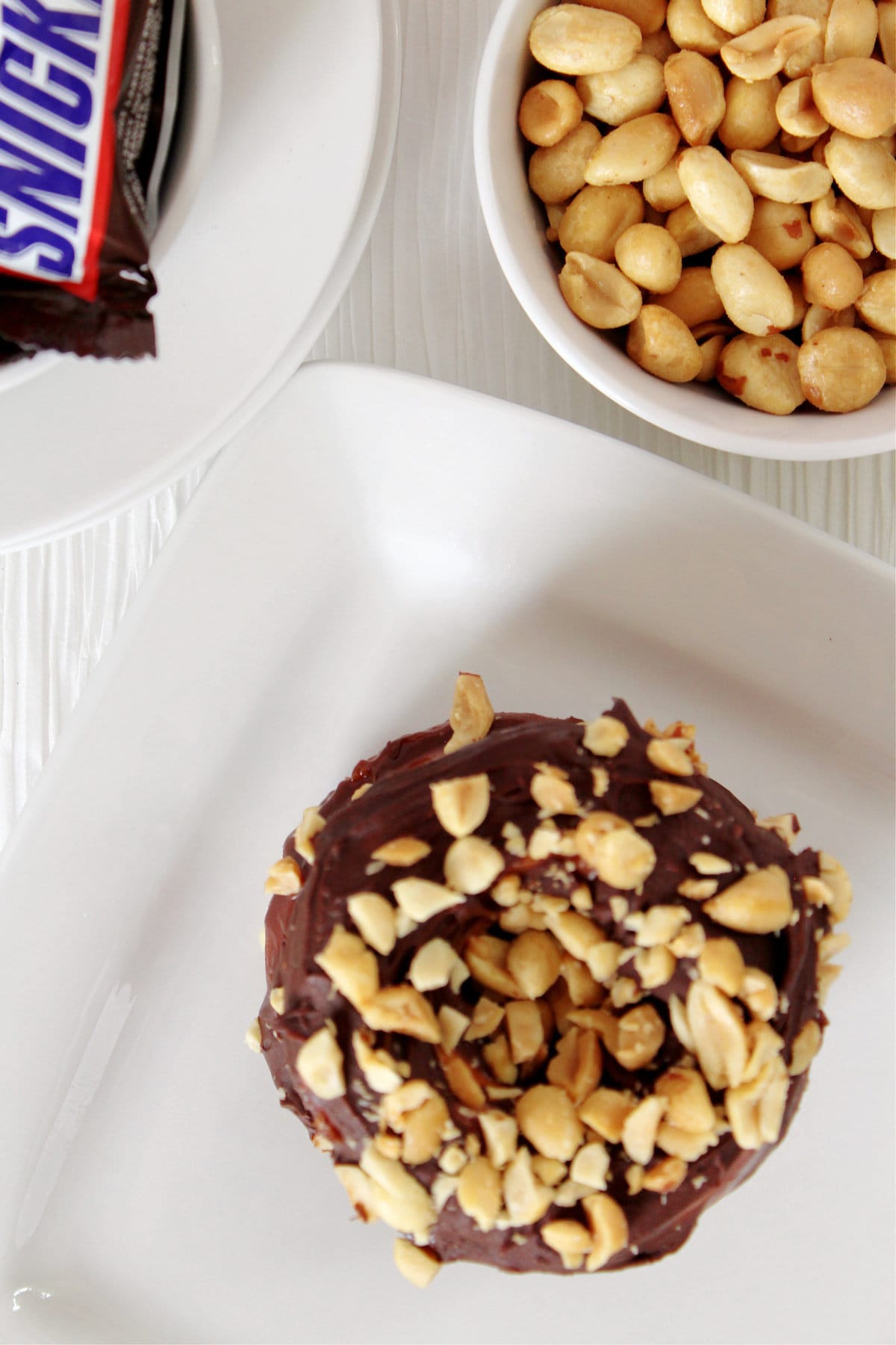 Krispy Kreme Snickers Donut