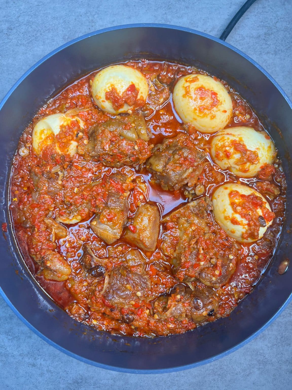 How To Make The REAL Nigerian Ofada Stew (Red PepperStew)