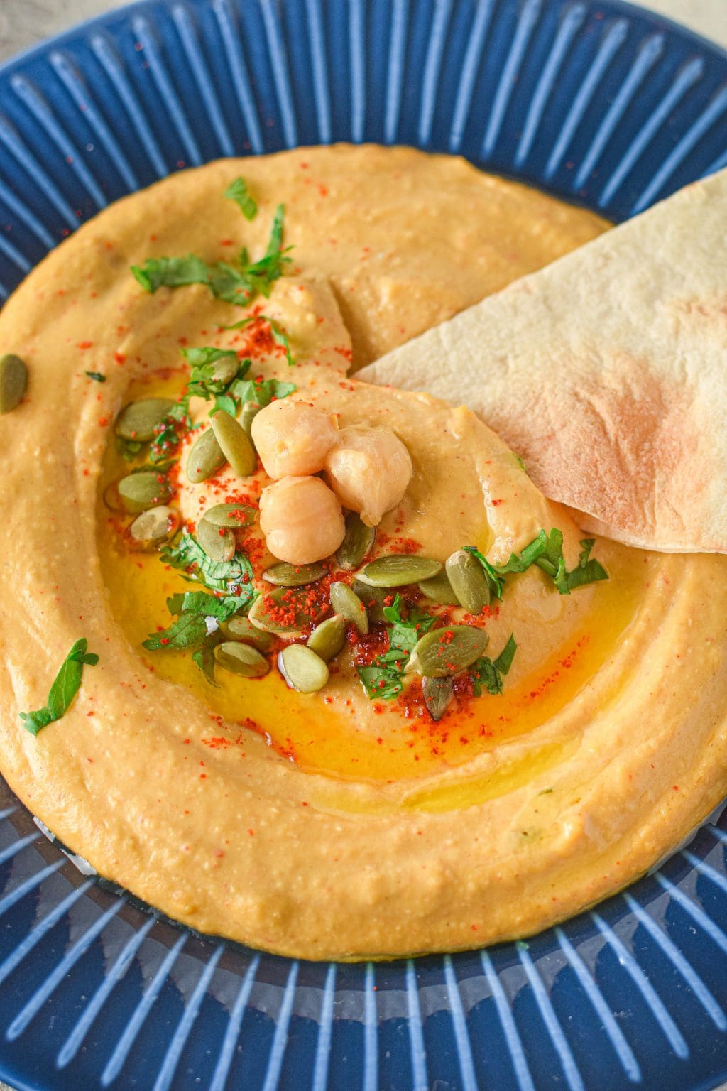 Easy Pumpkin Pie Hummus Recipe (w/o Vanilla & Maple Syrup)
