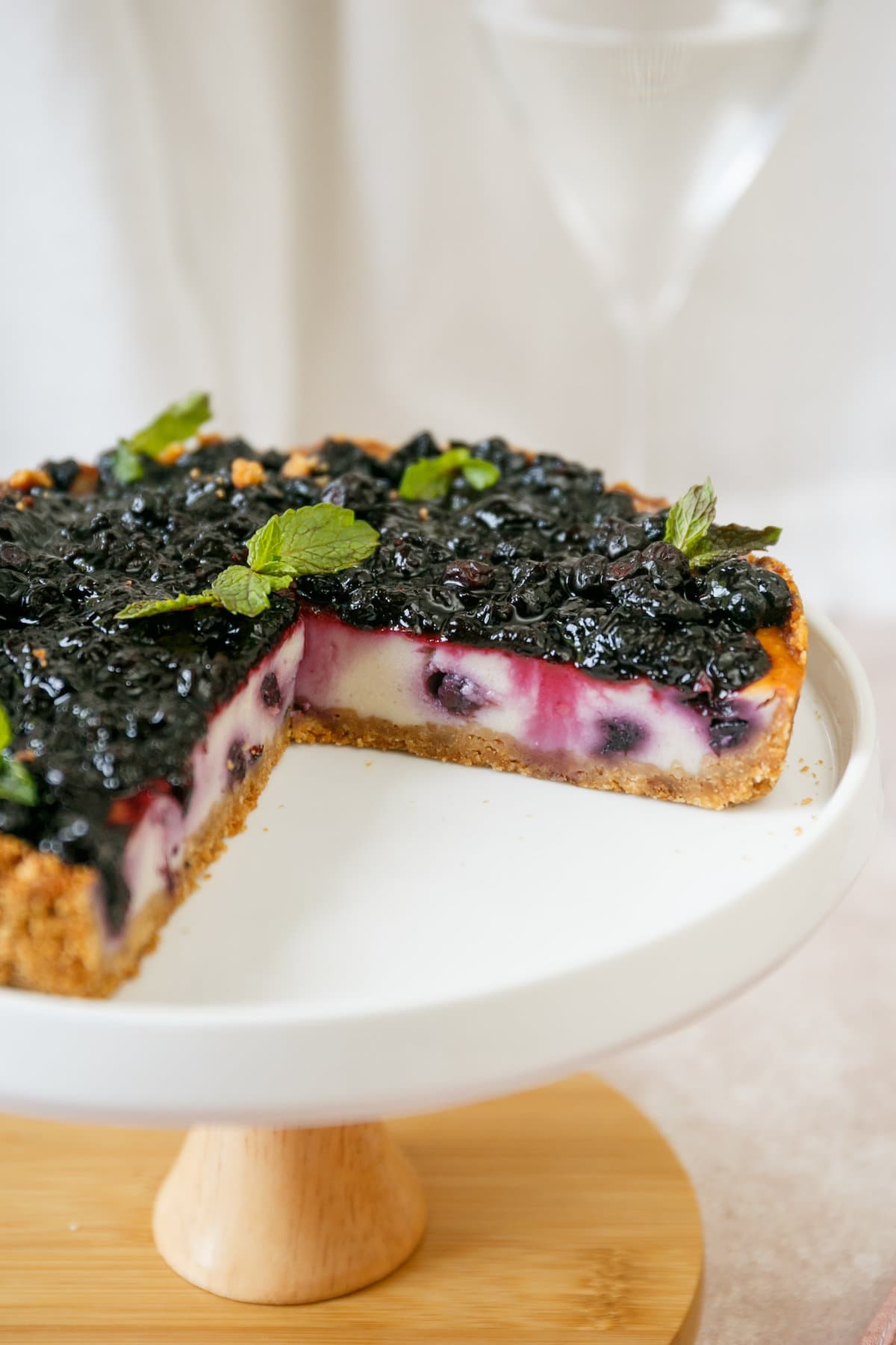 Lemon Blueberry Cheesecake Recipe - Food Plus Words