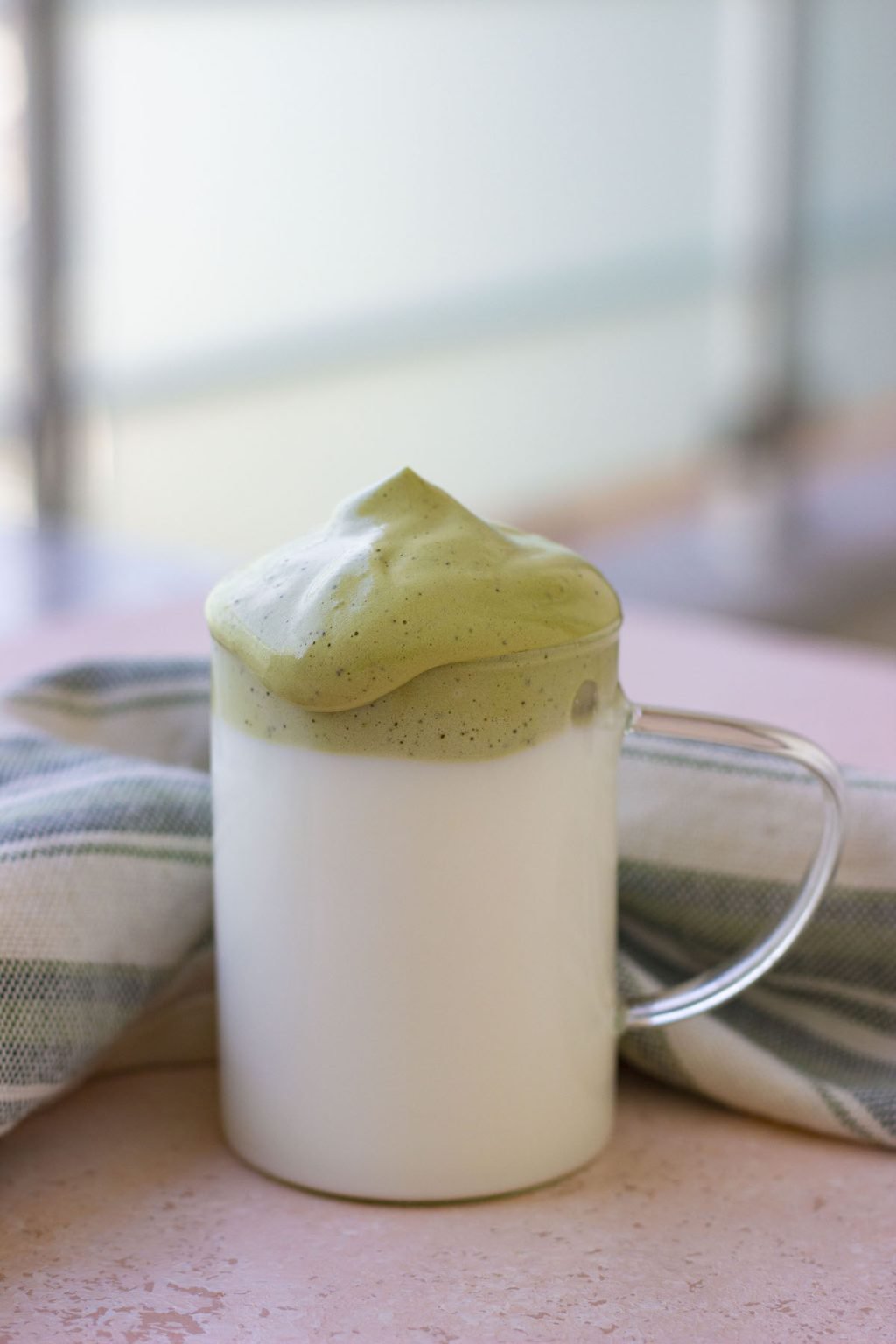 4-Ingredient Dalgona Matcha Latte Recipe