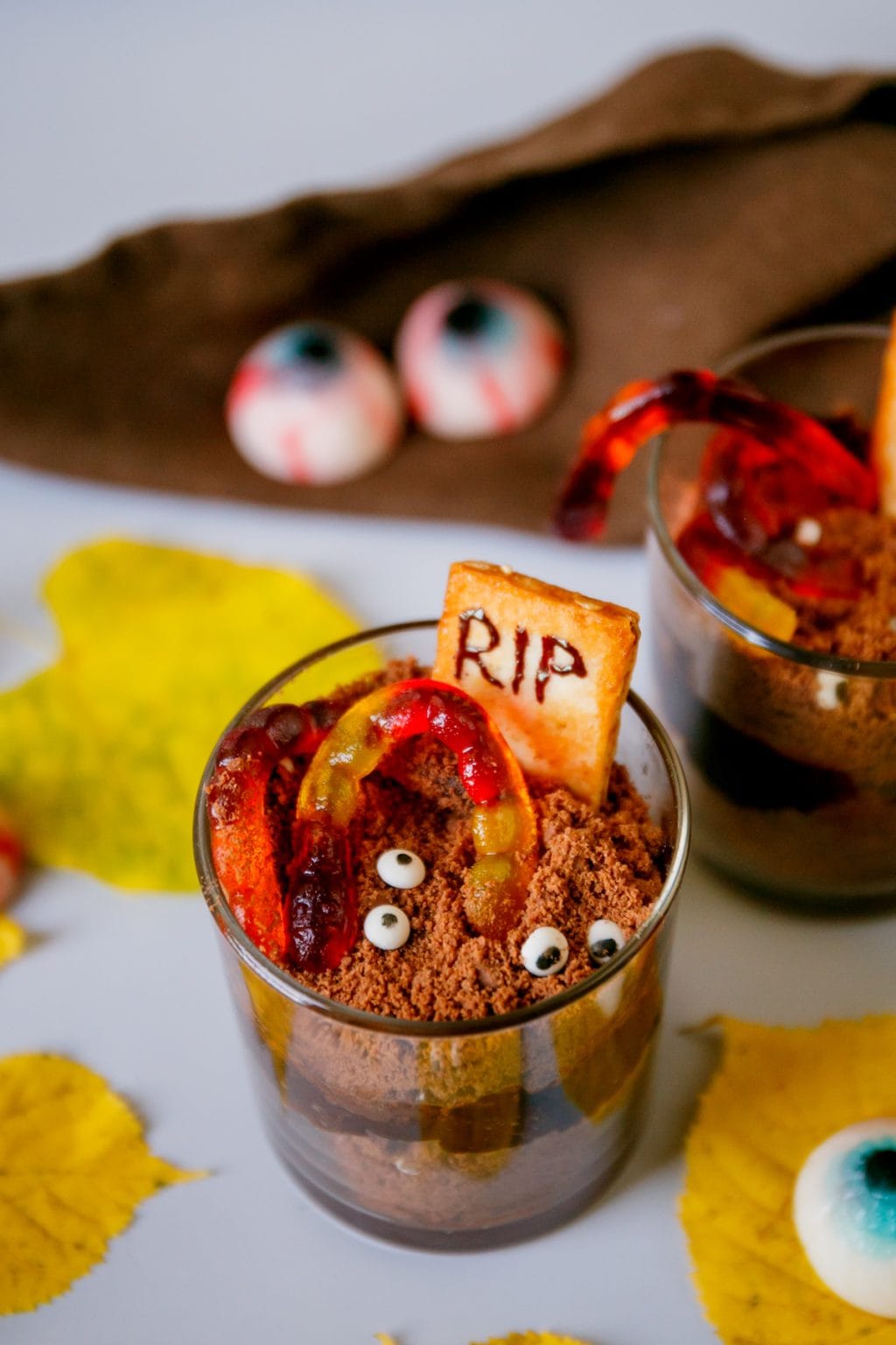 Graveyard Pudding Cups