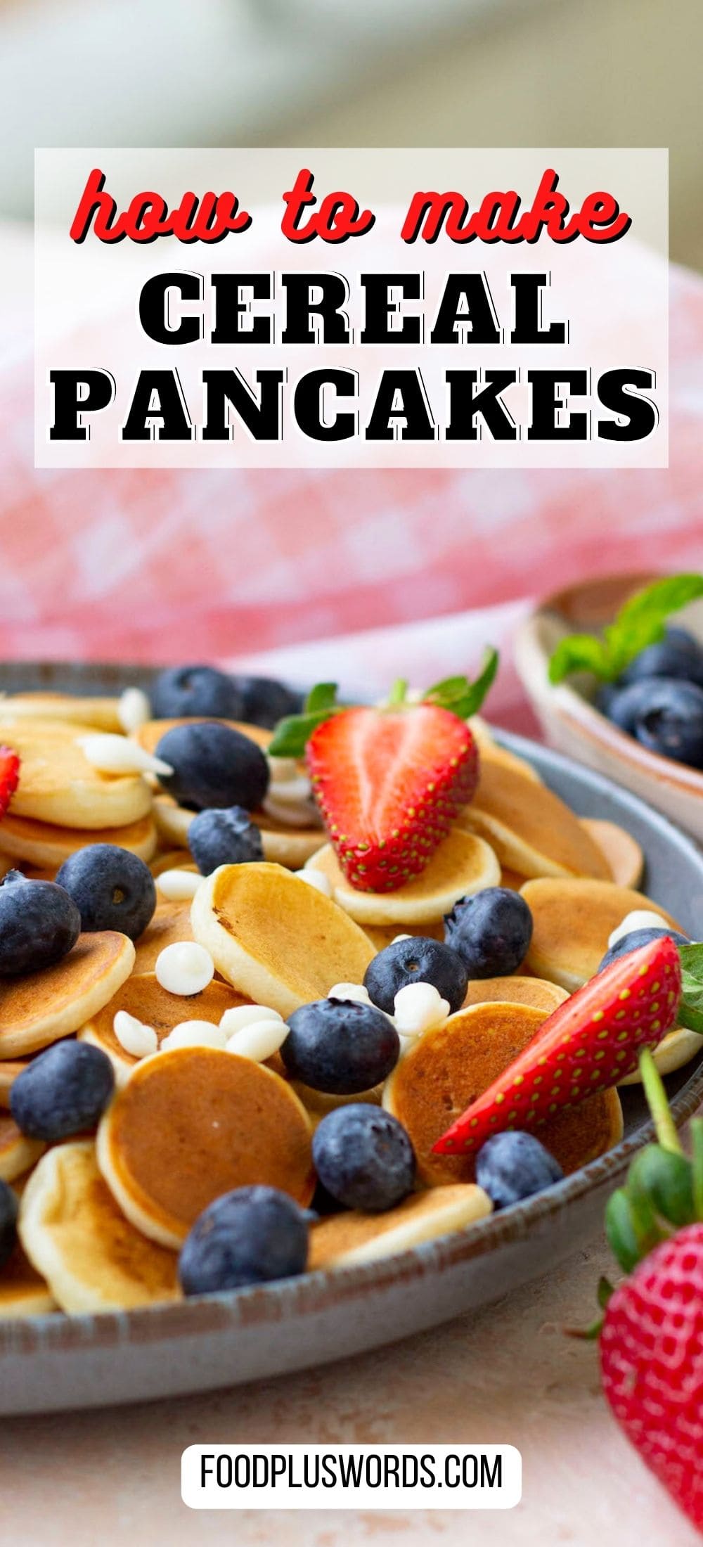 Mini Pancake Cereal Recipe