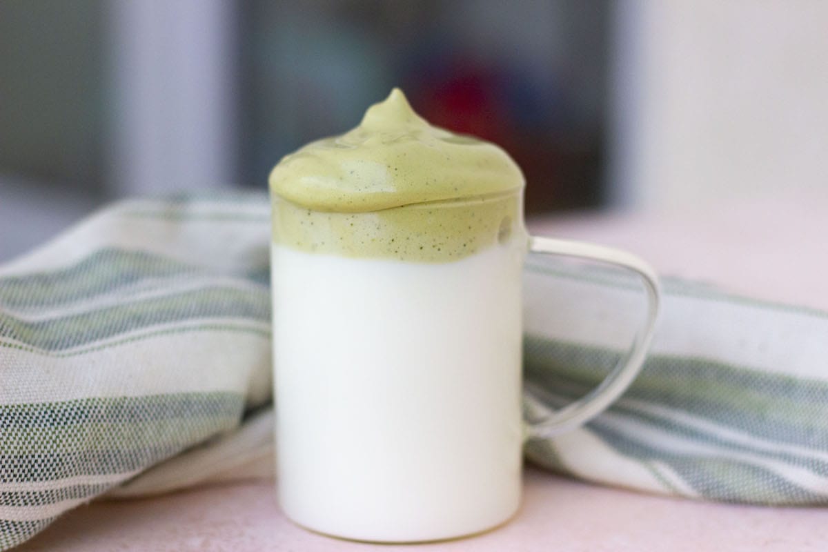 4-Ingredient Dalgona Matcha Latte Recipe
