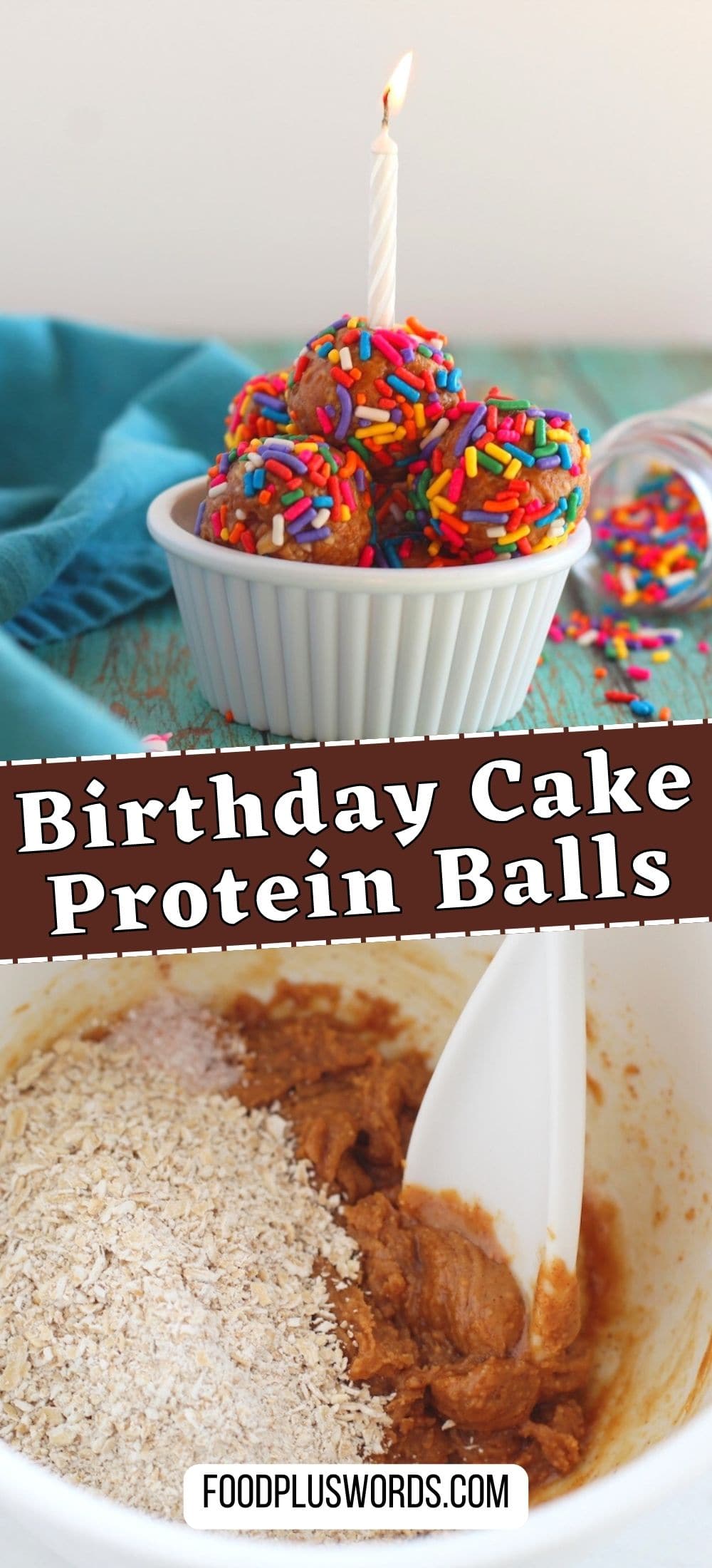 Easy Cake Batter Protein Balls