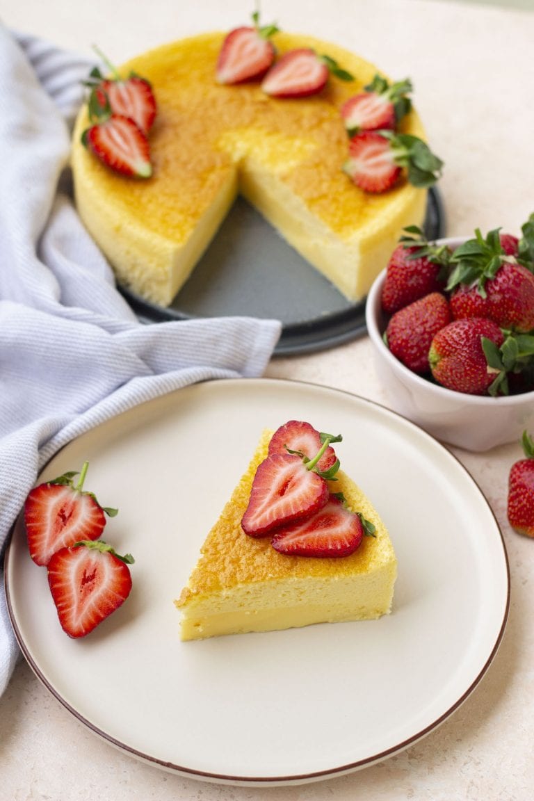 Japanese Cheesecake (Japanese Cotton Cheesecake Recipe)
