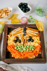 Halloween Pumpkin Snack Board