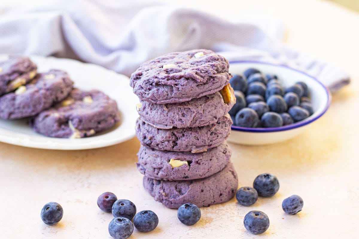 Viral TikTok Blueberry Cookies Recipe (With Vegan Version)