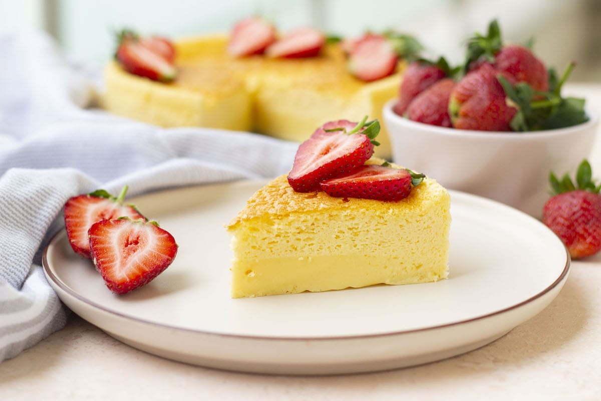 Japanese Cheesecake (Japanese Cotton Cheesecake Recipe)