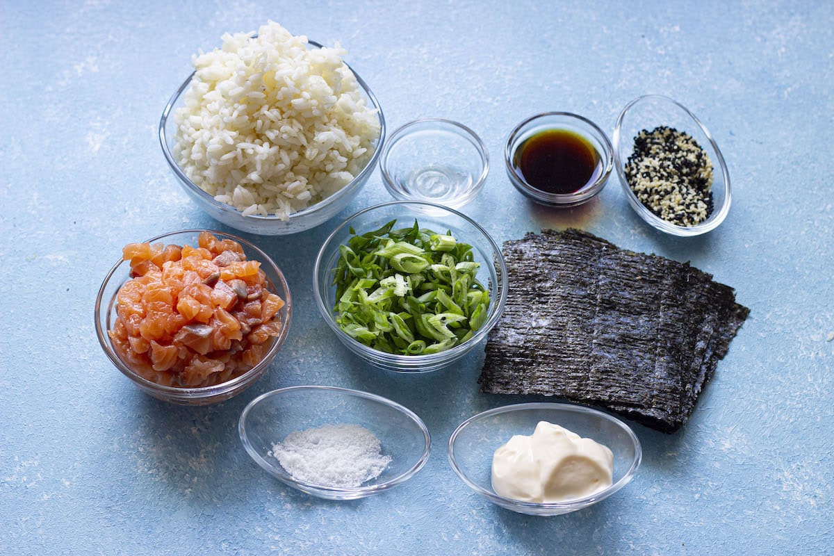 Sushi Bake Cups (Viral Baked Salmon Sushi Cups Recipe)