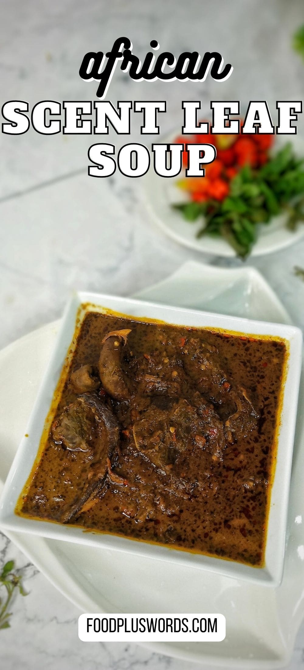 Black Soup (Nigerian Efirin Soup)