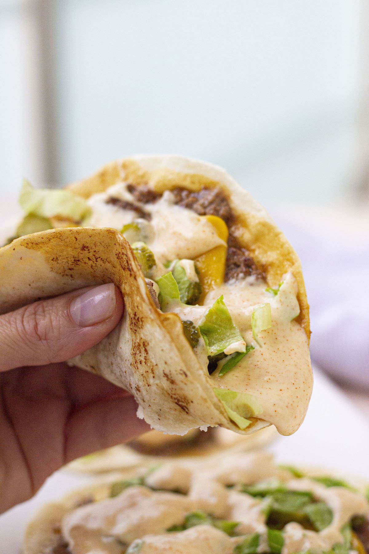 Big Mac Tacos (Big Mac Smash Tacos)