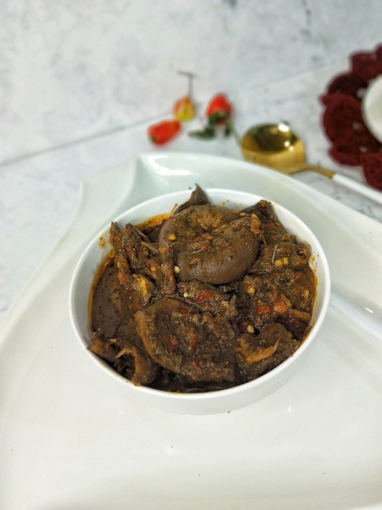 Black Soup (Nigerian Efirin Soup)