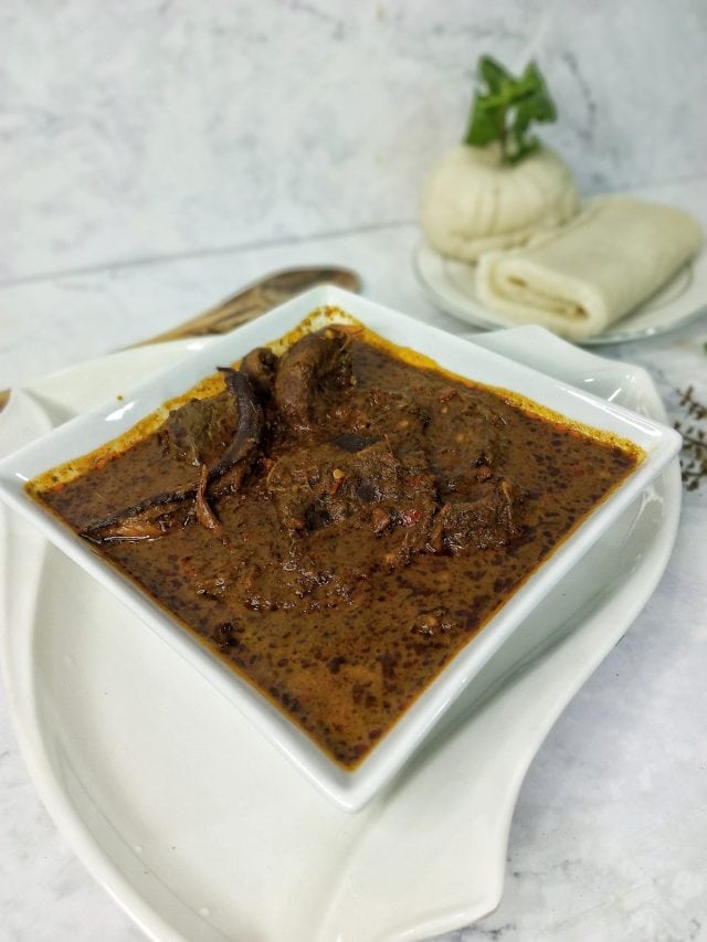 Black Soup (Nigerian Efirin Soup)