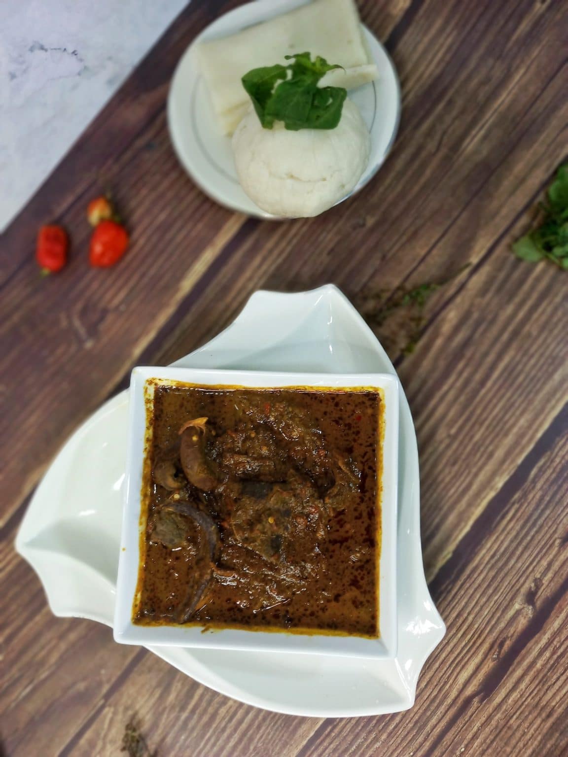 Black Soup (Nigerian Efirin Soup)
