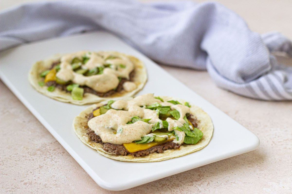 Big Mac Tacos (Big Mac Smash Tacos)