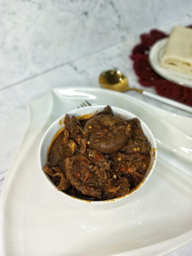 Black Soup (Nigerian Efirin Soup)