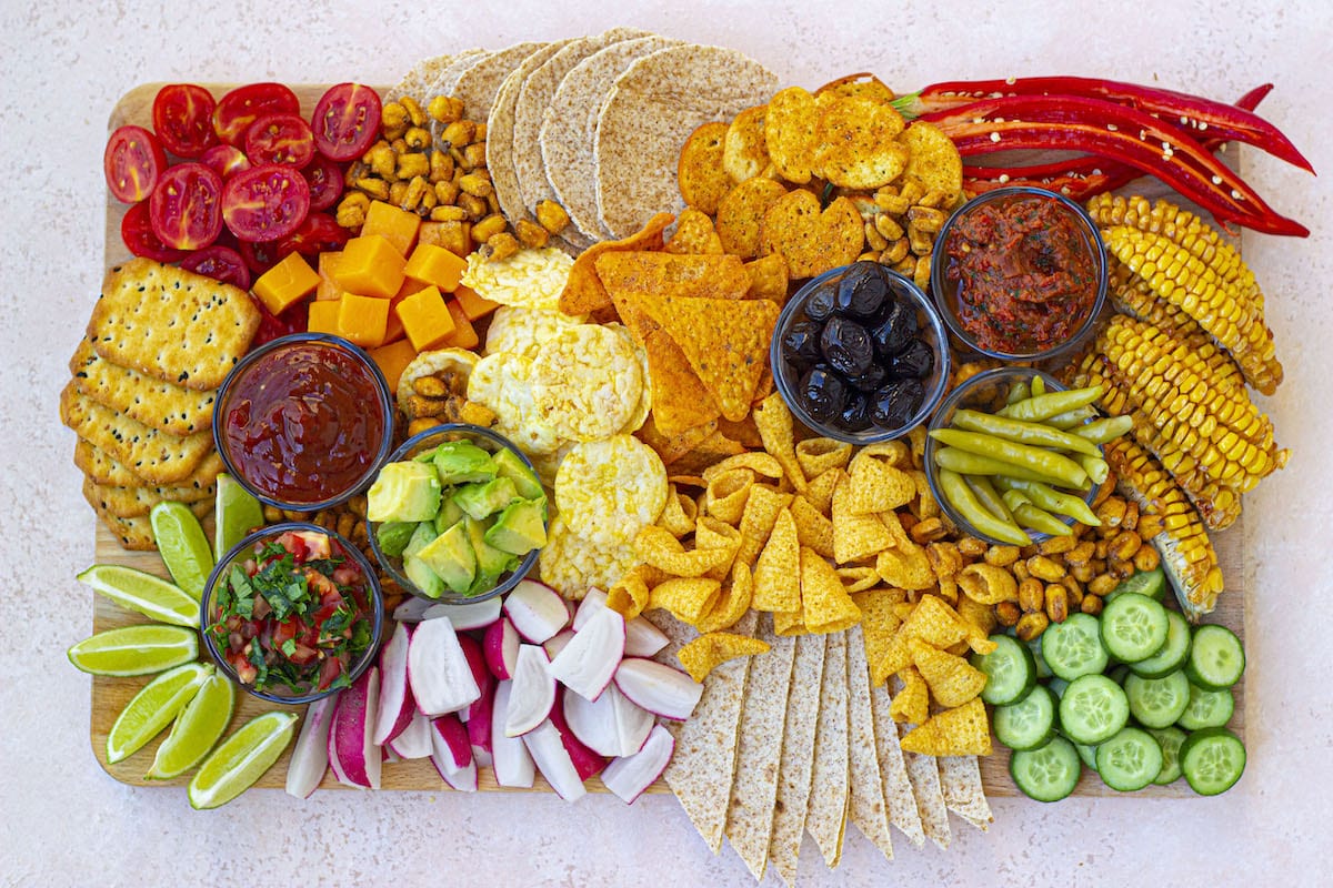 Easy and Delicious Mexican Charcuterie Board Idea