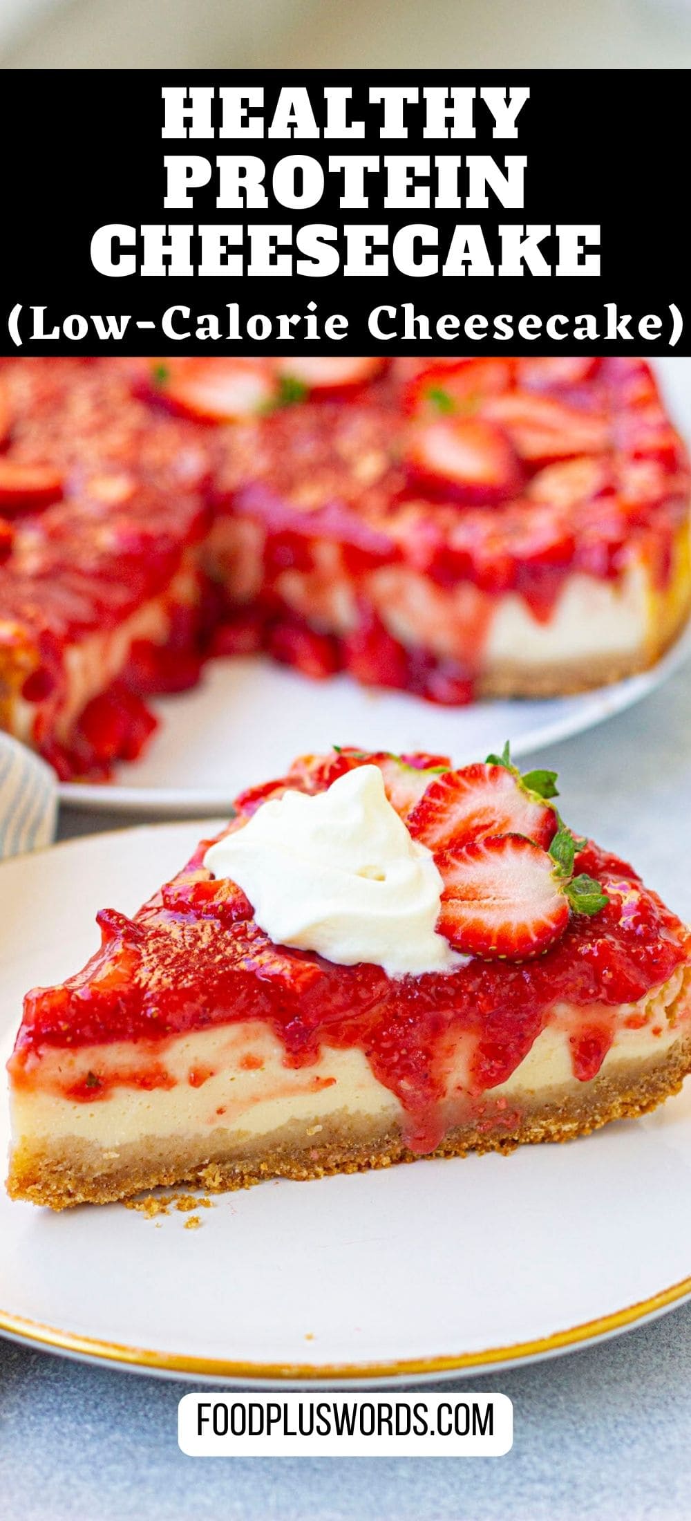 Easy Protein Strawberry Cheesecake Recipe