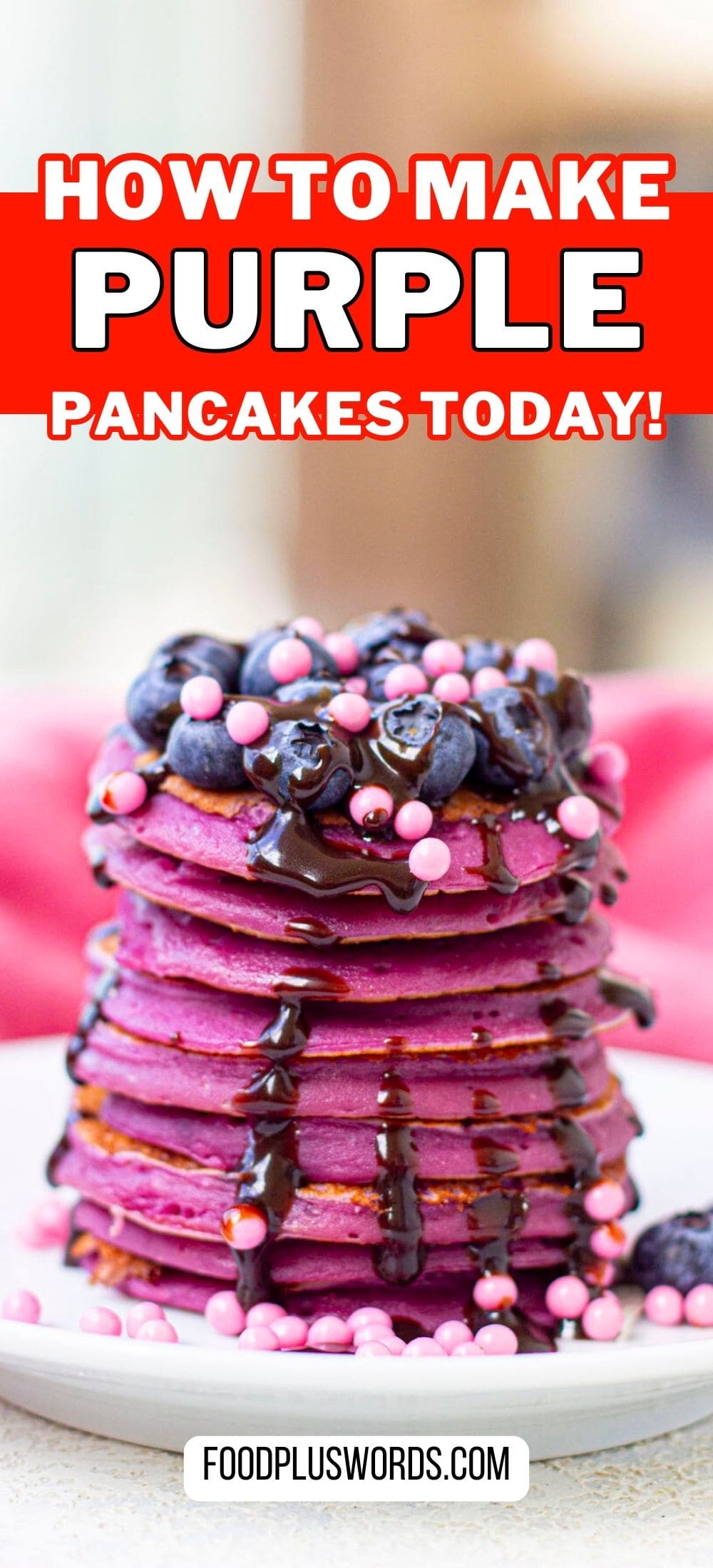 Purple Pancake Recipe (Easy Ube Pancakes)