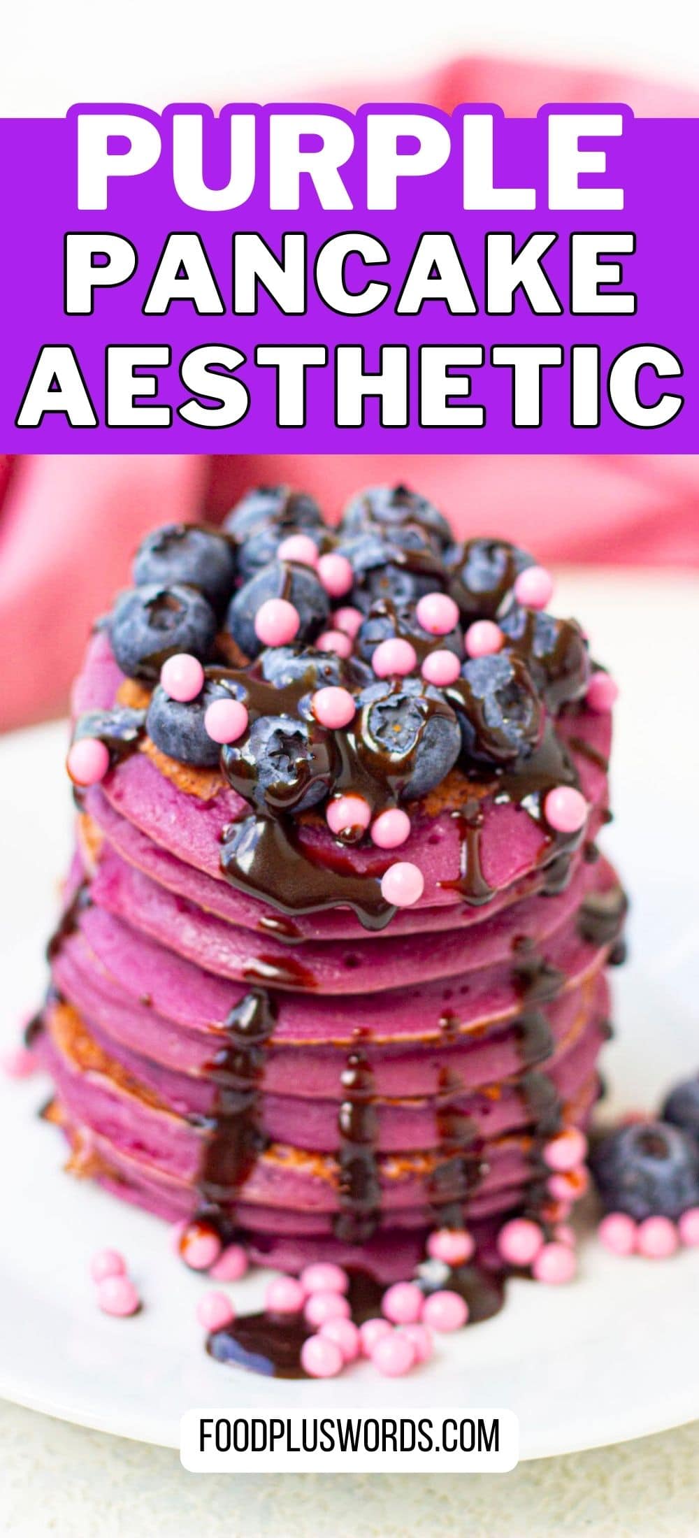 Purple Pancake Recipe (Easy Ube Pancakes)