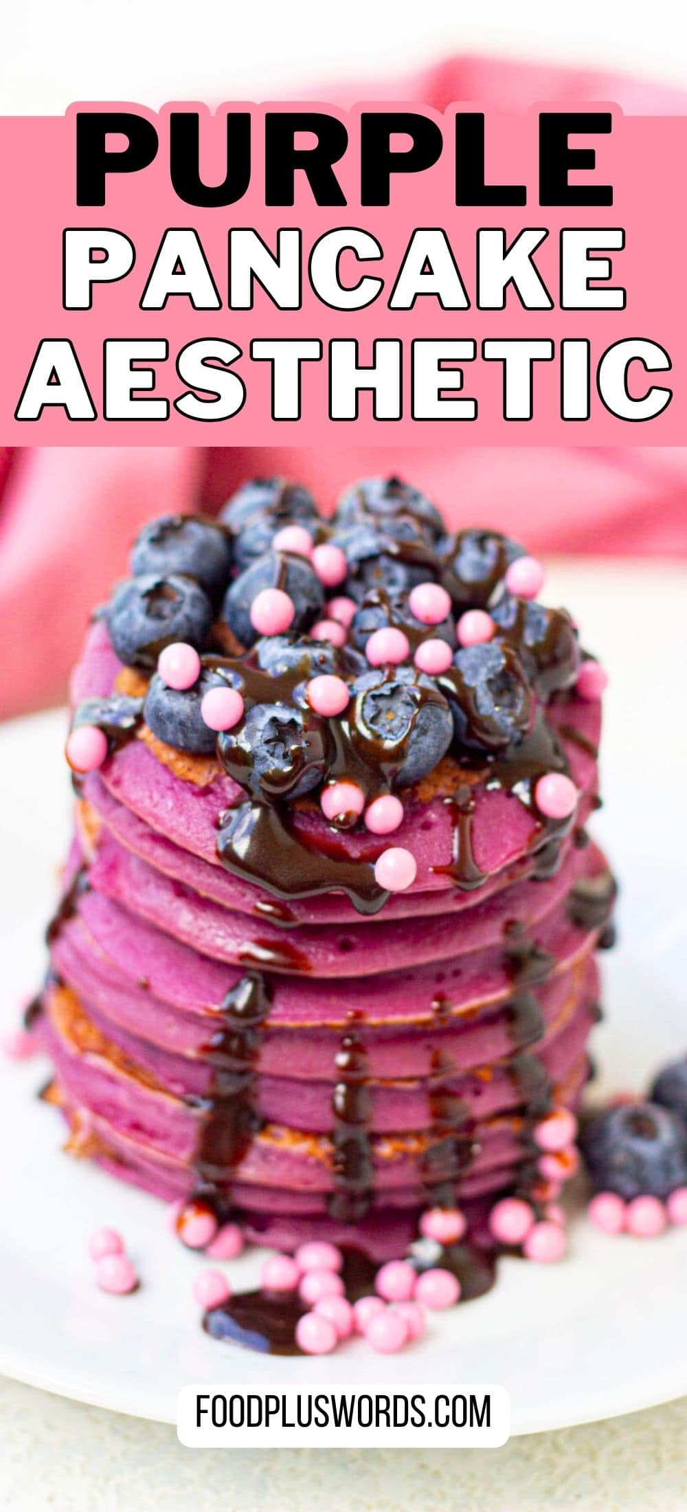 Purple Pancake Recipe (Easy Ube Pancakes)