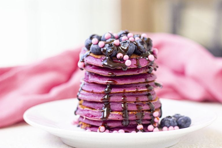 Purple Pancakes (Ube Pancake Recipe)