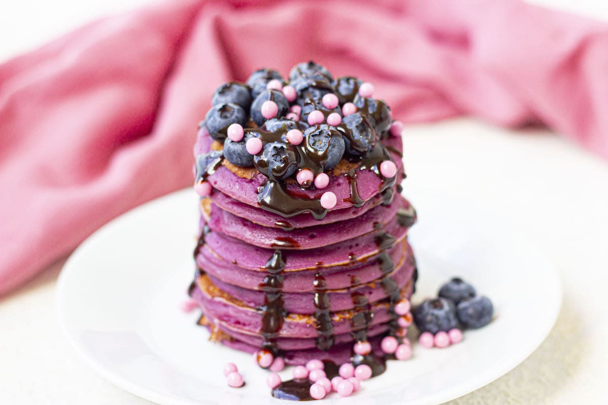 Purple Pancake Recipe (Easy Ube Pancakes)