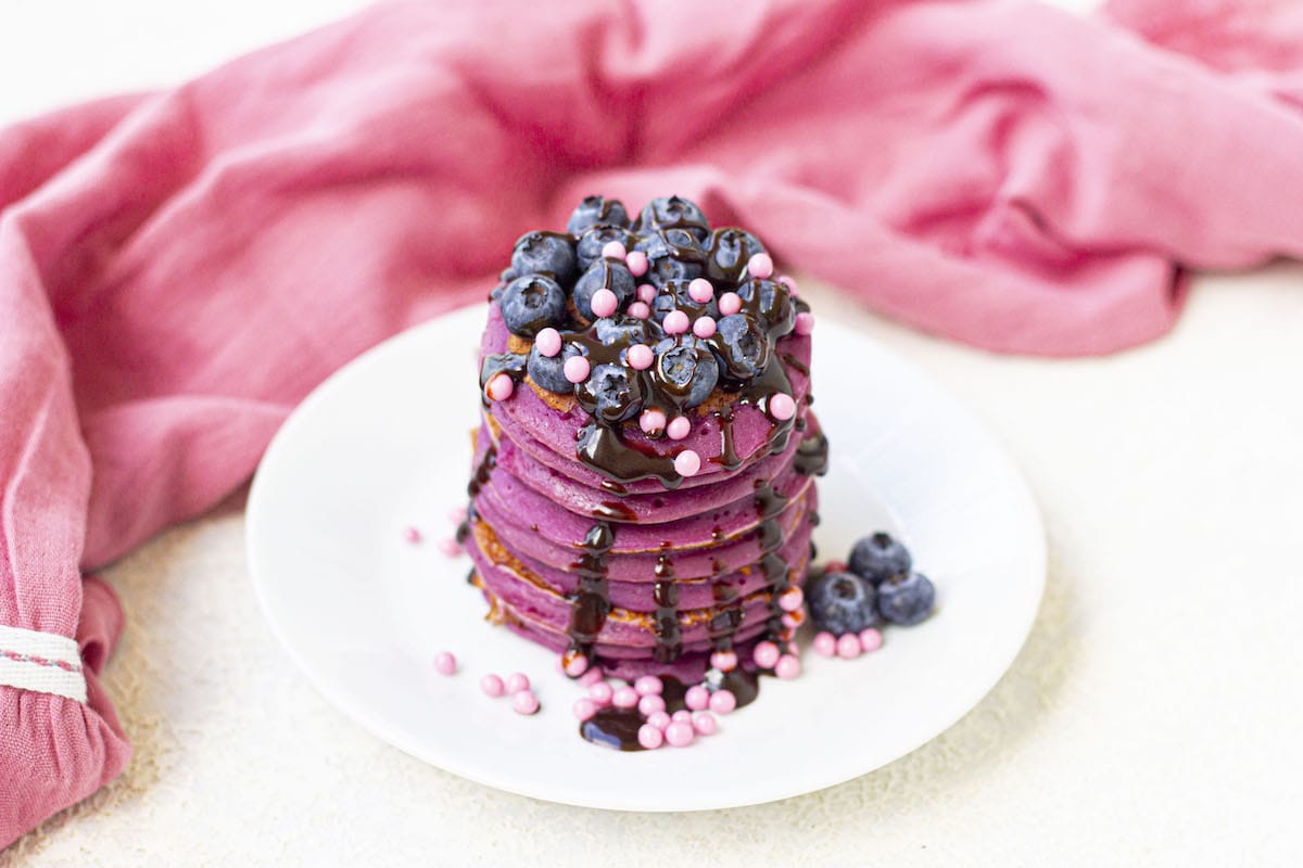 Purple Pancake Recipe (Easy Ube Pancakes)