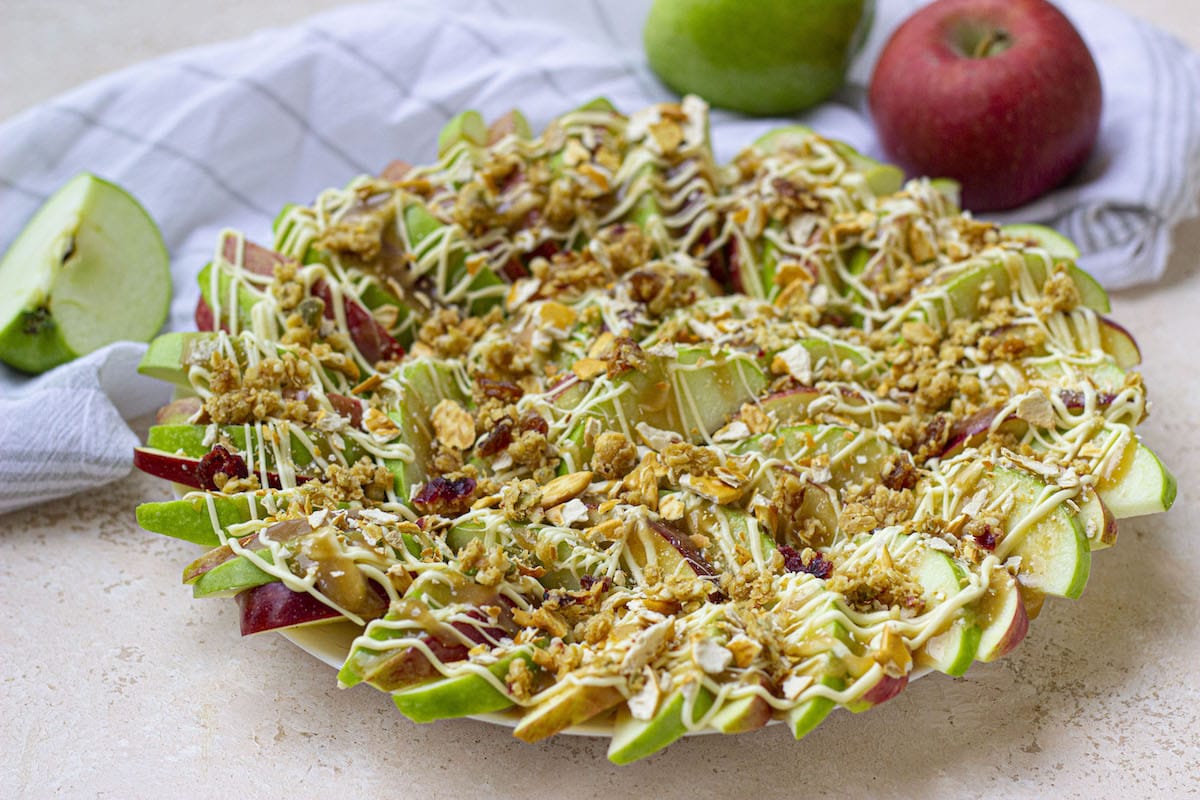 Caramel Apple Nachos