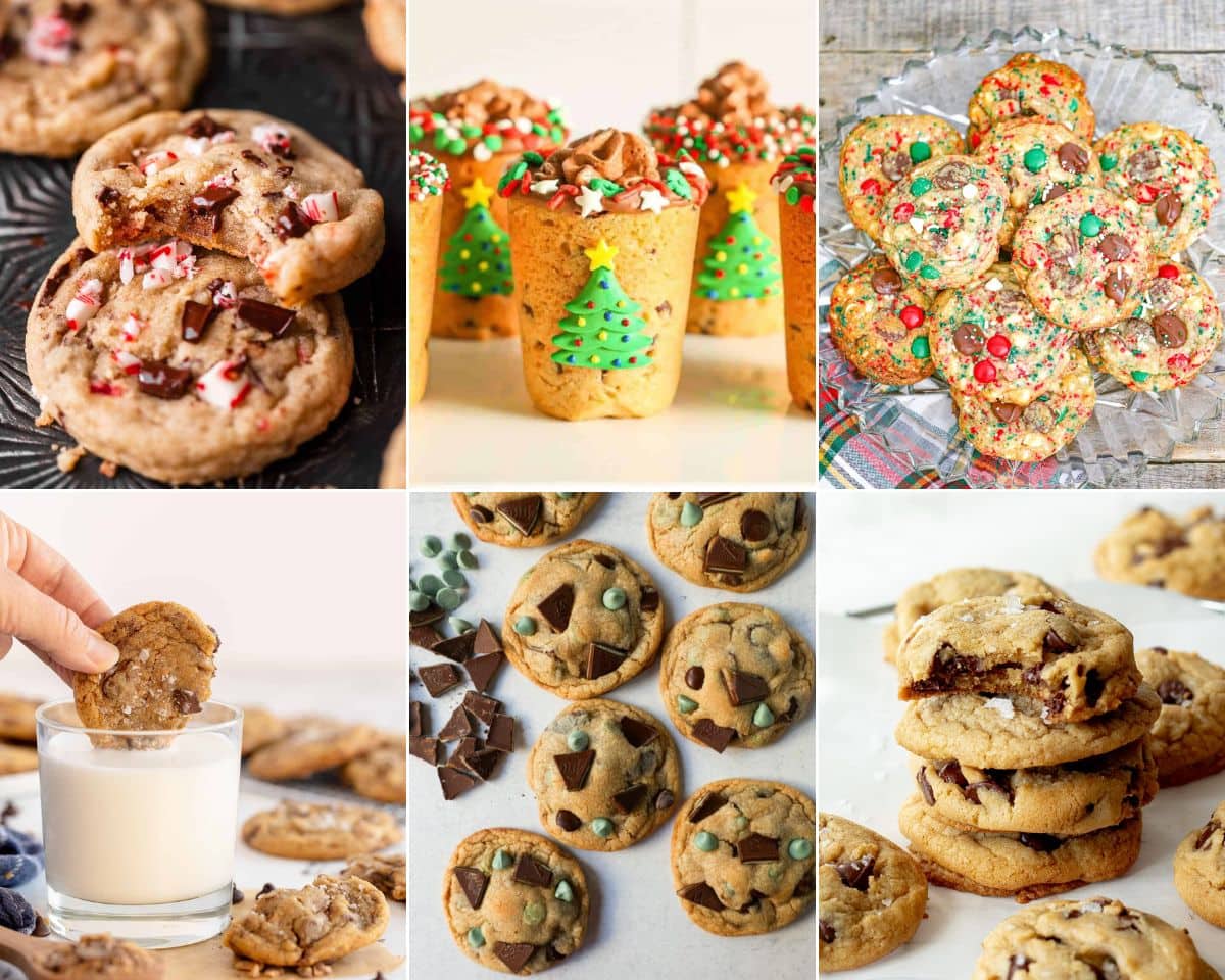 25 Best Christmas Chocolate Chip Cookies for the Holiday!