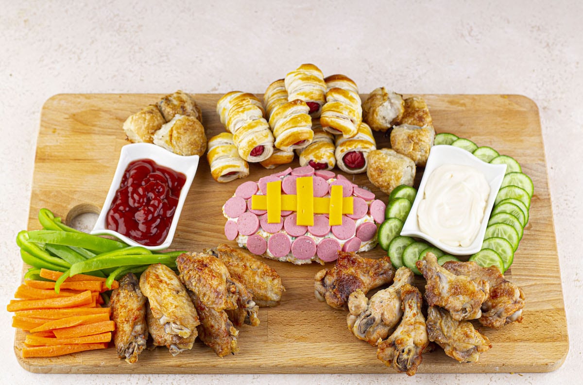 Football Charcuterie Board (Super Bowl Charcuterie Board)