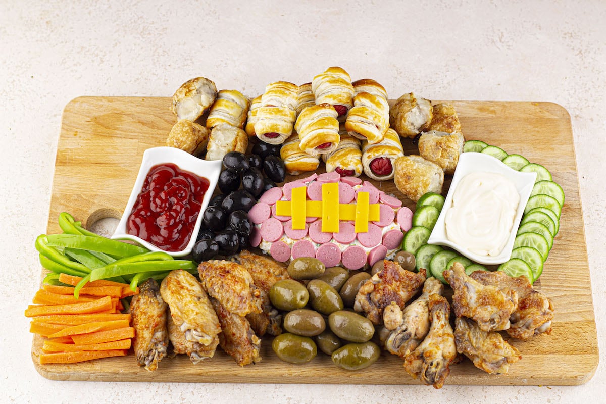 Football Charcuterie Board (Super Bowl Charcuterie Board)