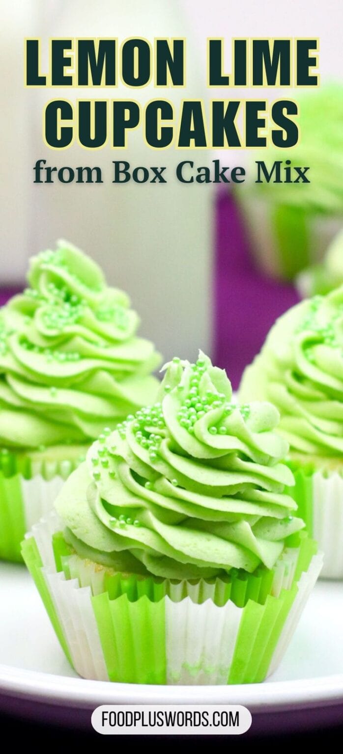 Lemon Lime Cupcakes (Soda Cupcakes)