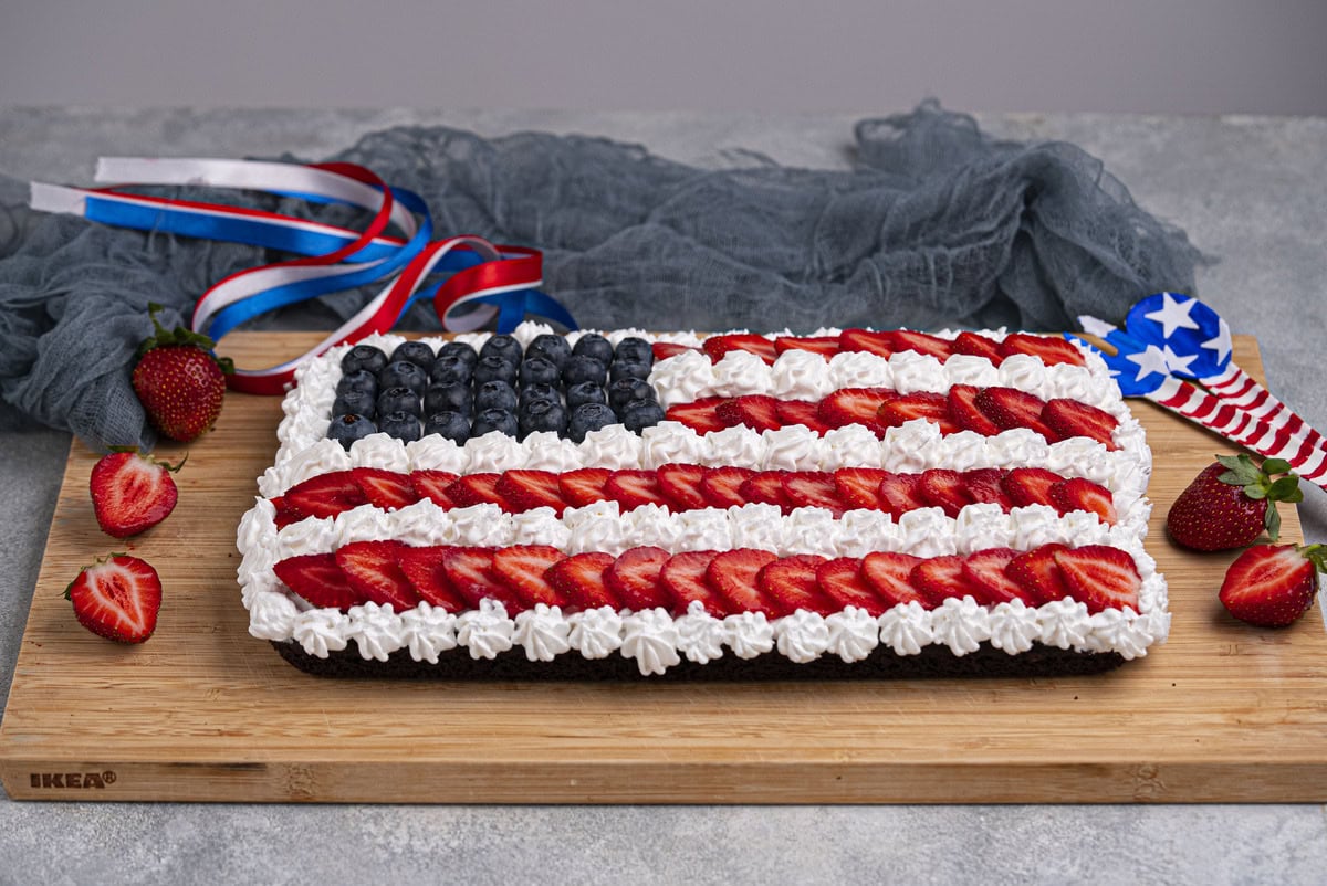 American Flag Cake