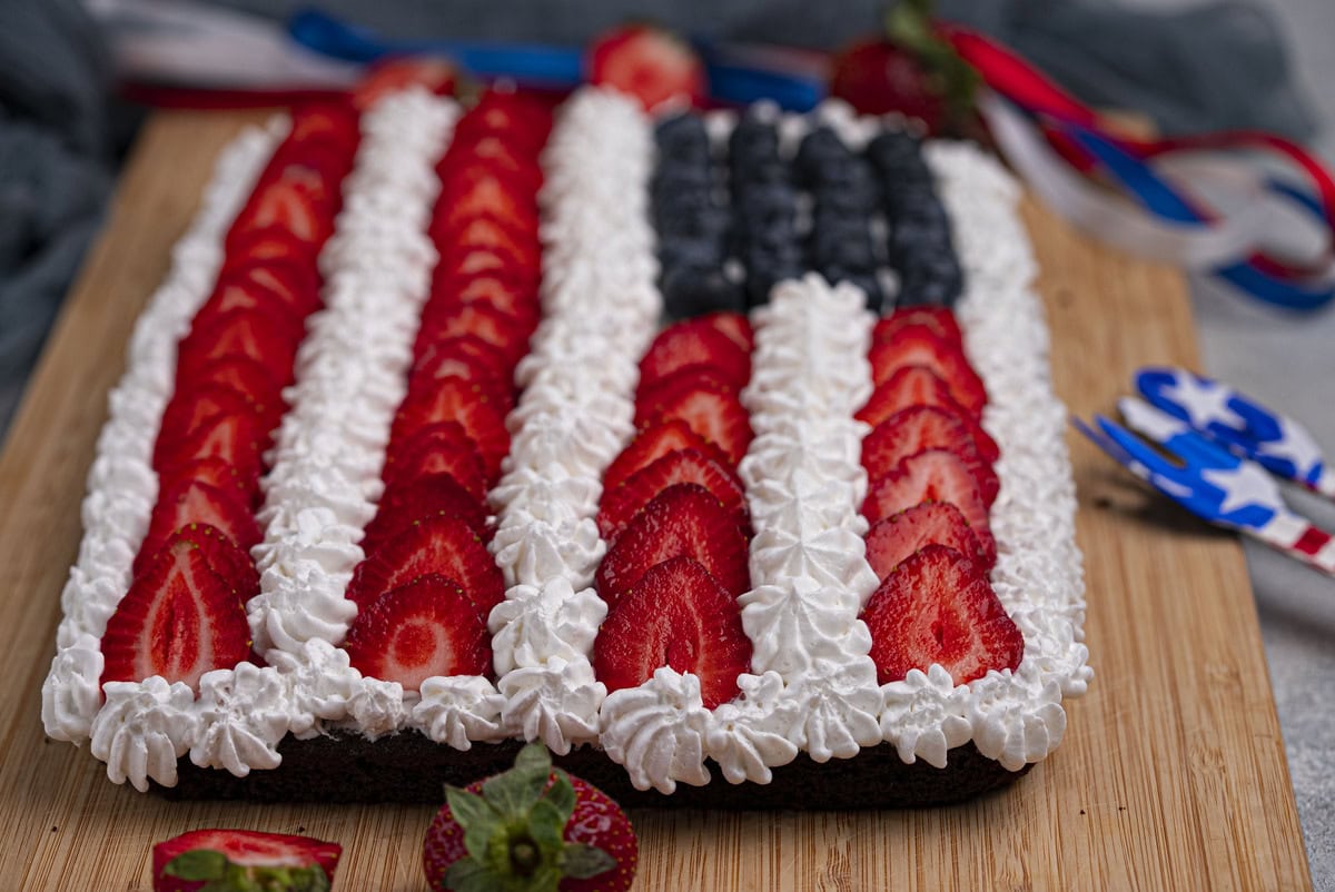 American Flag Cake